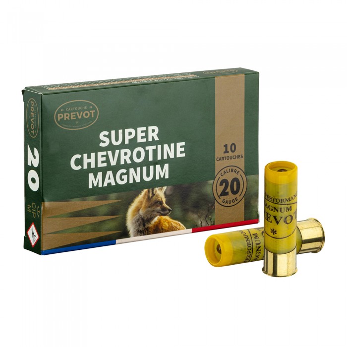 Cartouches chevrotines prevot 21 grains